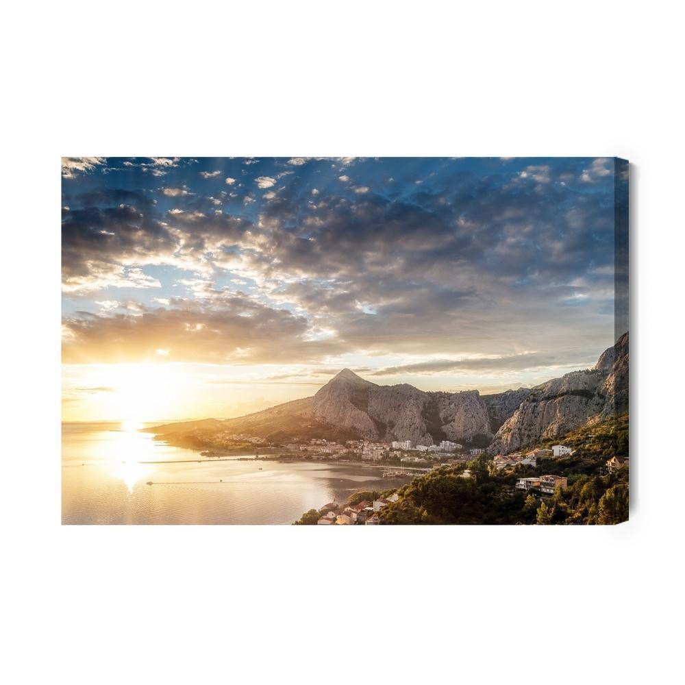 Billede på lærred - Solopgang over havet